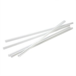 Jumbo Thick Straws Clear Ctn 3000